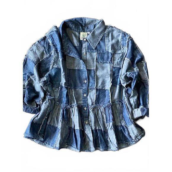Jaded Gypsy | Jackets & Coats | New Jaded Gypsy Womens Patchwork Skies ...
